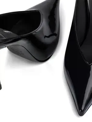 LE SILLA Clivage Leather Mules - Black