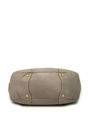 Prada 2013-2025 Vitello Daino Shoulder Bag - Grey
