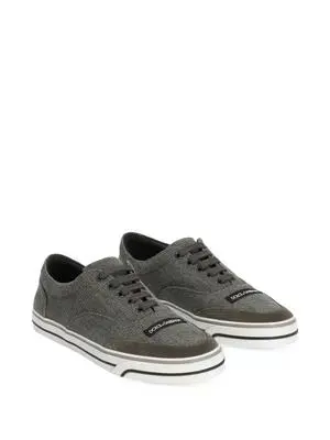 Dolce & Gabbana Sailing Linen Sneakers - Grey