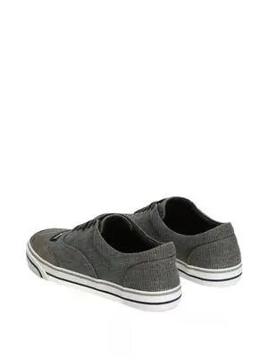 Dolce & Gabbana Sailing Linen Sneakers - Grey