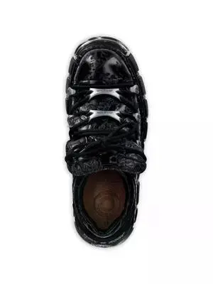NEW ROCK Embossed Lace-up Sneakers