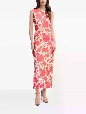 MARC AUREL Floral Gathered Dress