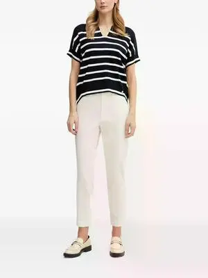 Joseph Ribkoff Striped V-neck T-shirt