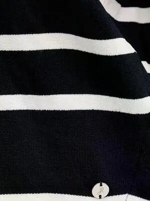Joseph Ribkoff Striped V-neck T-shirt