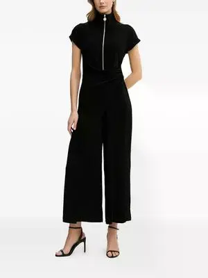 Joseph Ribkoff Zip High-neck Jumpsuit - Black