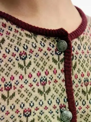 HOSS INTROPIA Floral Button Cardigan