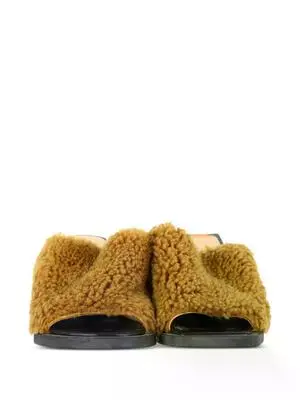 Jacquemus Les Carrés Ronds Mules - Brown