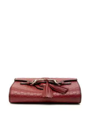 Gucci Mini Microissima Emily Crossbody Bag - Red
