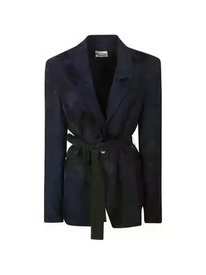 FORTE_FORTE Floral Jacquard Blazer