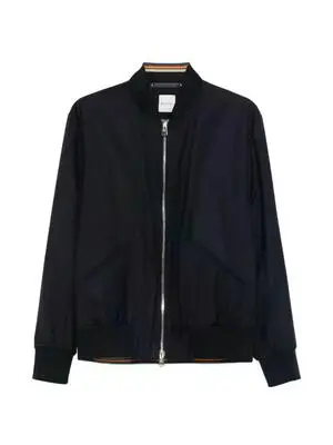 Paul Smith Zip-up Bomber Jacket - Blue
