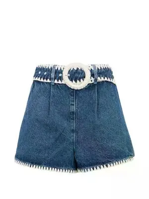 Farm Rio Crochet Trim Shorts