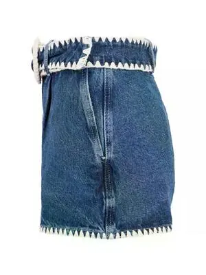 Farm Rio Crochet Trim Shorts