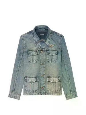 Zadig&Voltaire Pocket Denim Jacket - Blue