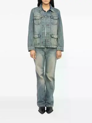 Zadig&Voltaire Pocket Denim Jacket - Blue