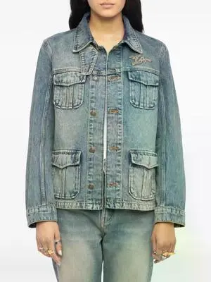 Zadig&Voltaire Pocket Denim Jacket - Blue