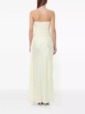 NICHOLAS Milena Draped Maxi Dress - Neutrals