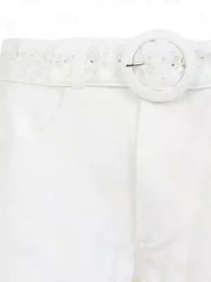 Farm Rio Wide Leg Embroidered Pants