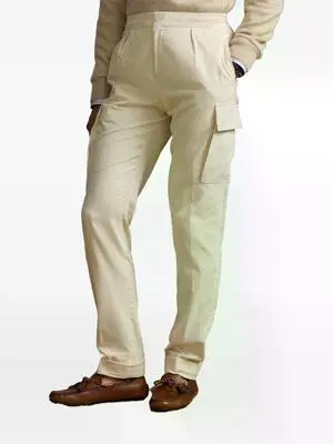 Ralph Lauren Purple Label Elasticated Drawstring Pleated Trousers