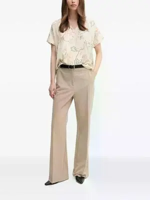 MOS MOSH Margie Leavy V-neck Blouse