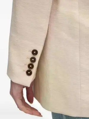 MARC AUREL Belted Button Blazer