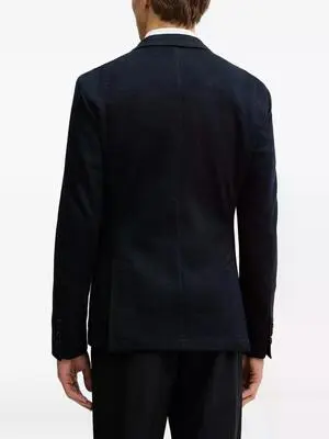 JOOP! Floral-boutonnière Single-breasted Blazer