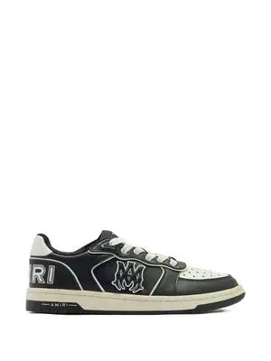 Amiri Newport Leather Sneakers - Black