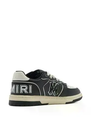 Amiri Newport Leather Sneakers - Black
