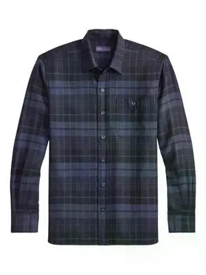 Ralph Lauren Purple Label Plaid Twill Shirt