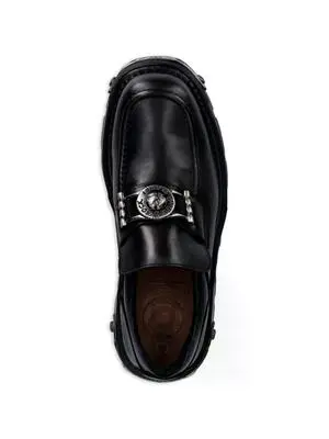 NEW ROCK Embellishment Loafers