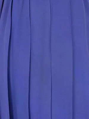 Mantū Pleated Drawstring Skirt - Purple