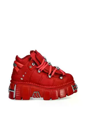 NEW ROCK Lace-up Hardware Sneakers