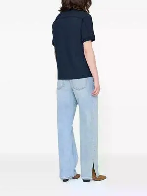 ANINE BING Logo-print T-shirt - Blue