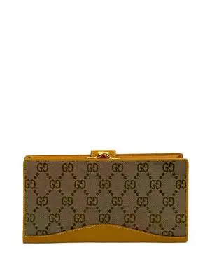 Gucci 20th Century Gg Canvas Wallet Long Wallets