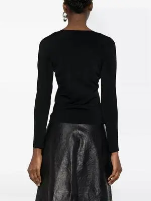 Alexander Wang Logo-plaque V-neck Sweater
