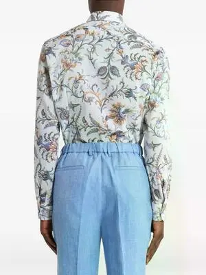 Etro Floral Cotton Muslin Shirt