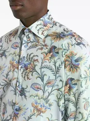 Etro Floral Cotton Muslin Shirt