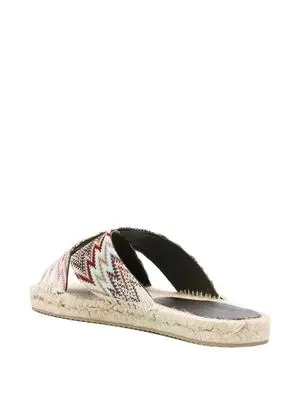 Missoni Criss-cross Espadrilles - Neutrals