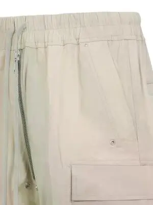 Rick Owens Cotton Cargo Shorts - Neutrals