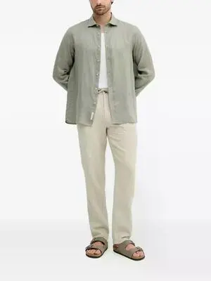 LINDBERGH Drawstring Herringbone Trousers