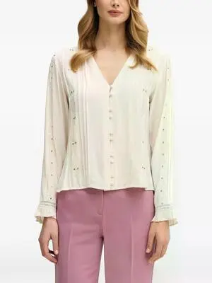 HOSS INTROPIA Embroidered Button-down Shirt