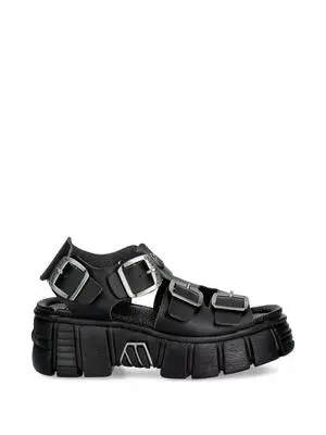 NEW ROCK Buckle-strap Platform Sandals