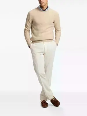 Ralph Lauren Purple Label Herringbone Cashmere Sweater