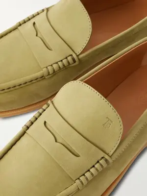 TOD'S Gomma Nubuck Loafers