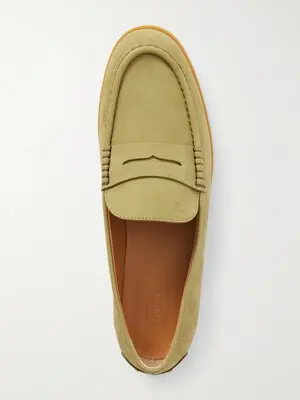 TOD'S Gomma Nubuck Loafers
