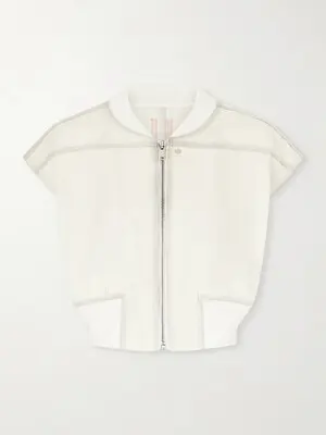Rick Owens Cropped Denim Vest - Neutrals