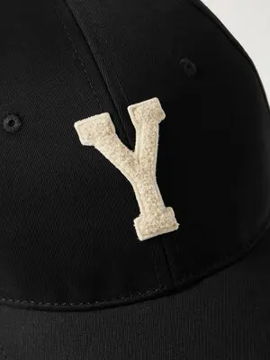 Saint Laurent Appliquéd Baseball Cap