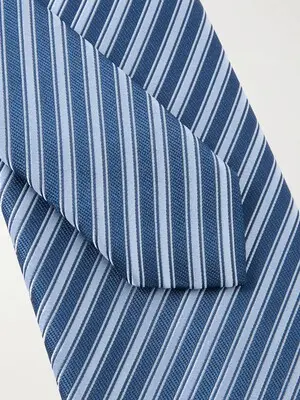 Charvet Striped Silk-jacquard Neck Tie