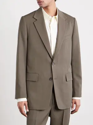 Auralee Wool-gabardine Blazer