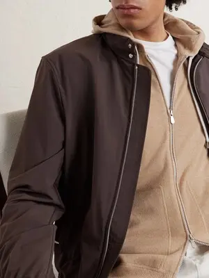 Brunello Cucinelli Cashmere Zip-up Hoodie - Neutrals