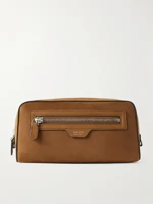TOM FORD Nubuck Pouch - Brown